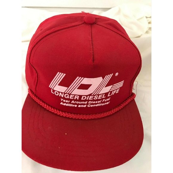 Yupoong | Accessories | Vintage Advertising Ldl Snapback Hat Cap Red ...